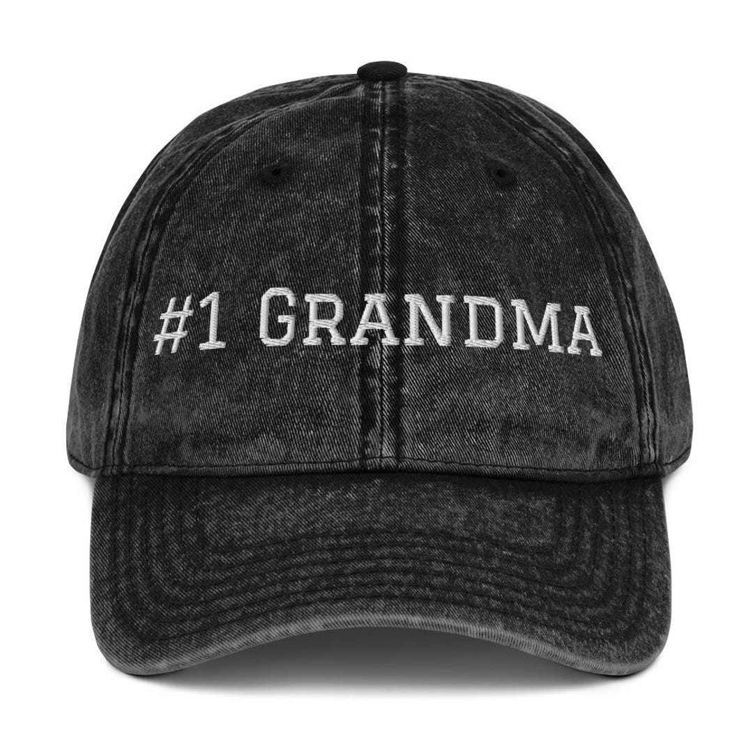 Funny #1 Grandma Embroidered Hat - Etsy