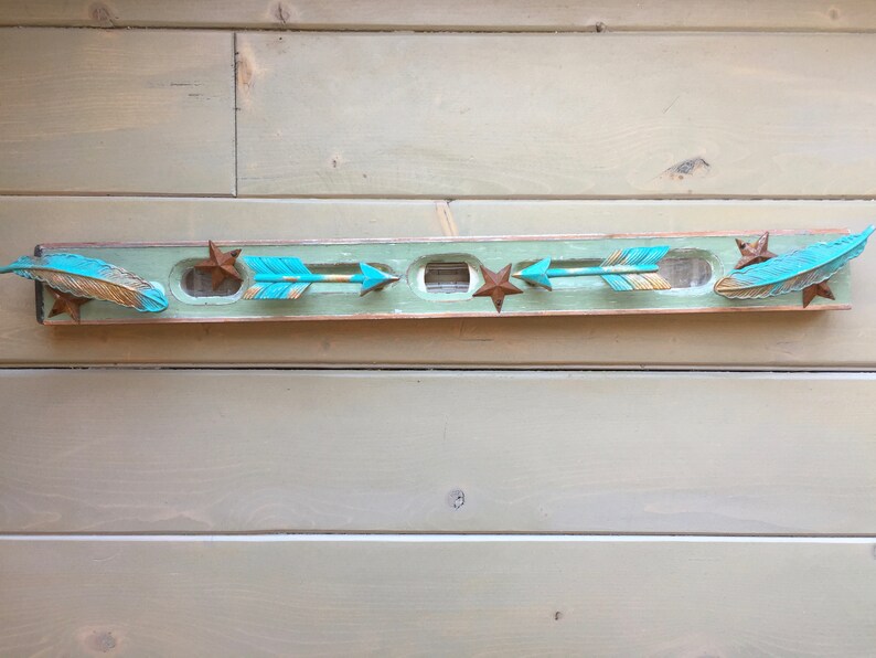 Wall-mounted Coat Rack, Vintage, Hand-crafted Western Style With Arrows ...