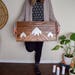MOUNTAINS Wood Tray With Handles Modern Serving Tray - Etsy