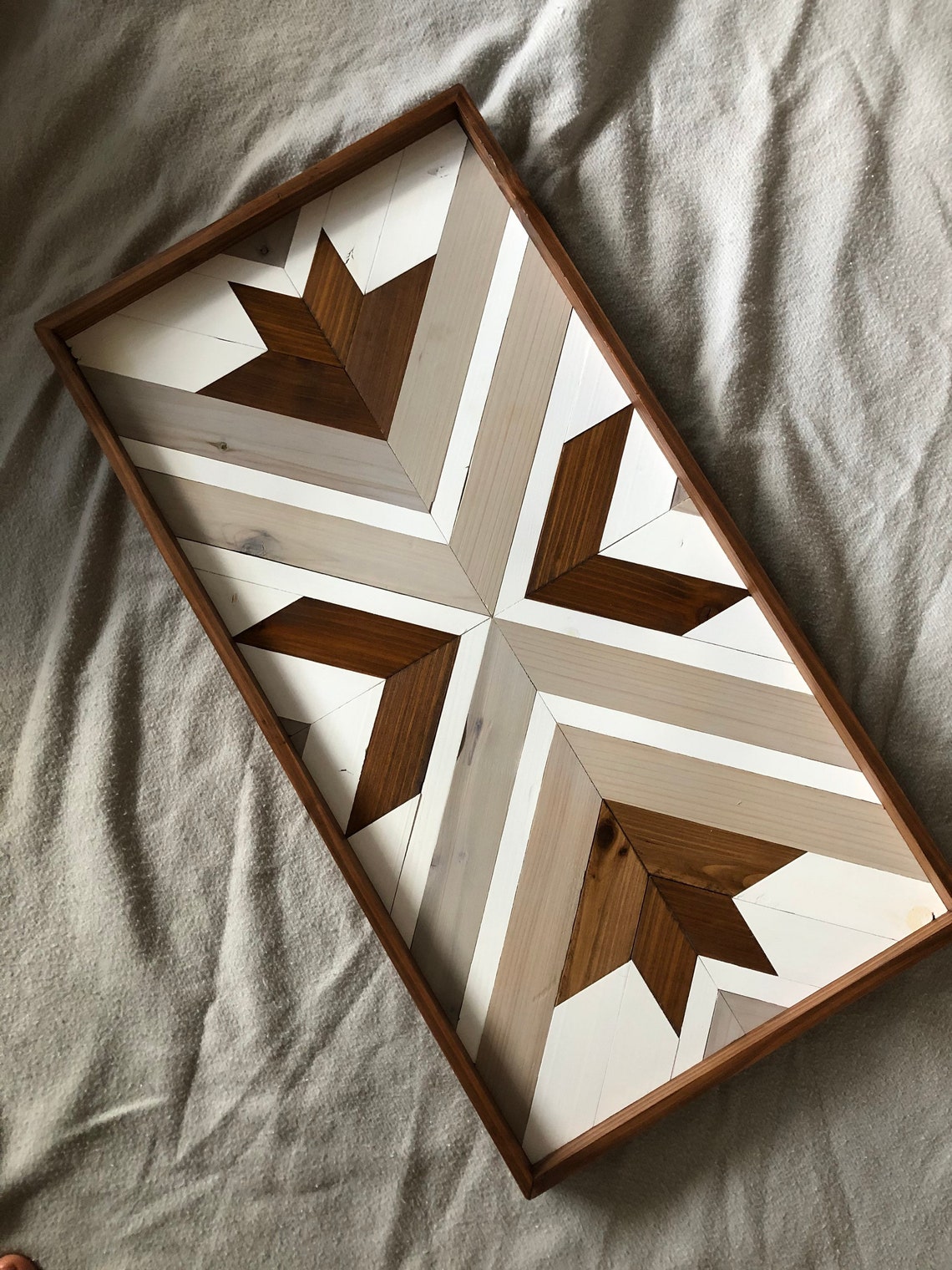 ALPINE GLOW Wood Tray Modern Serving Tray Breakfast Tray | Etsy