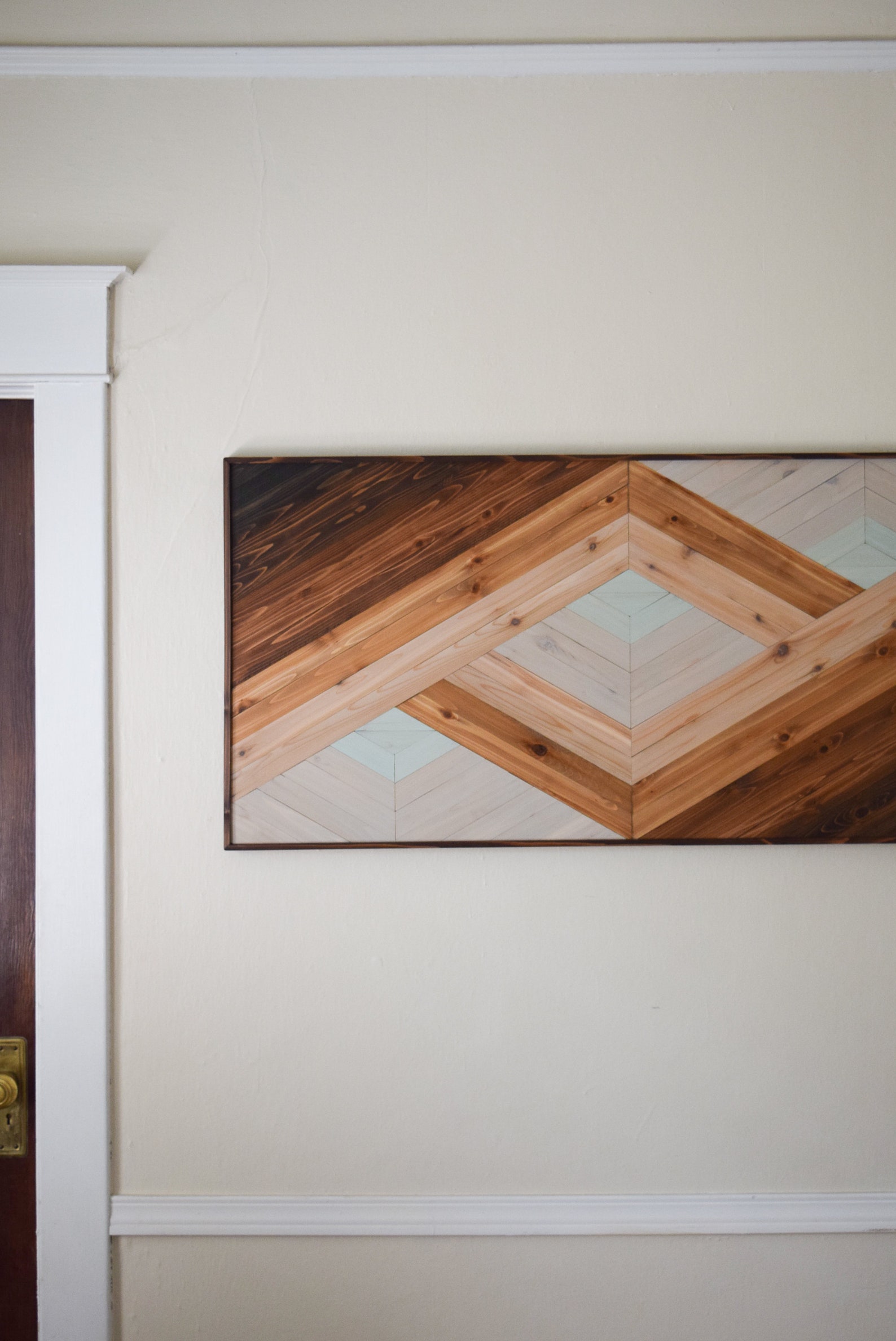 PORTAL Wood Wall Art - Geometric Wooden Artwork for Modern Spaces ...