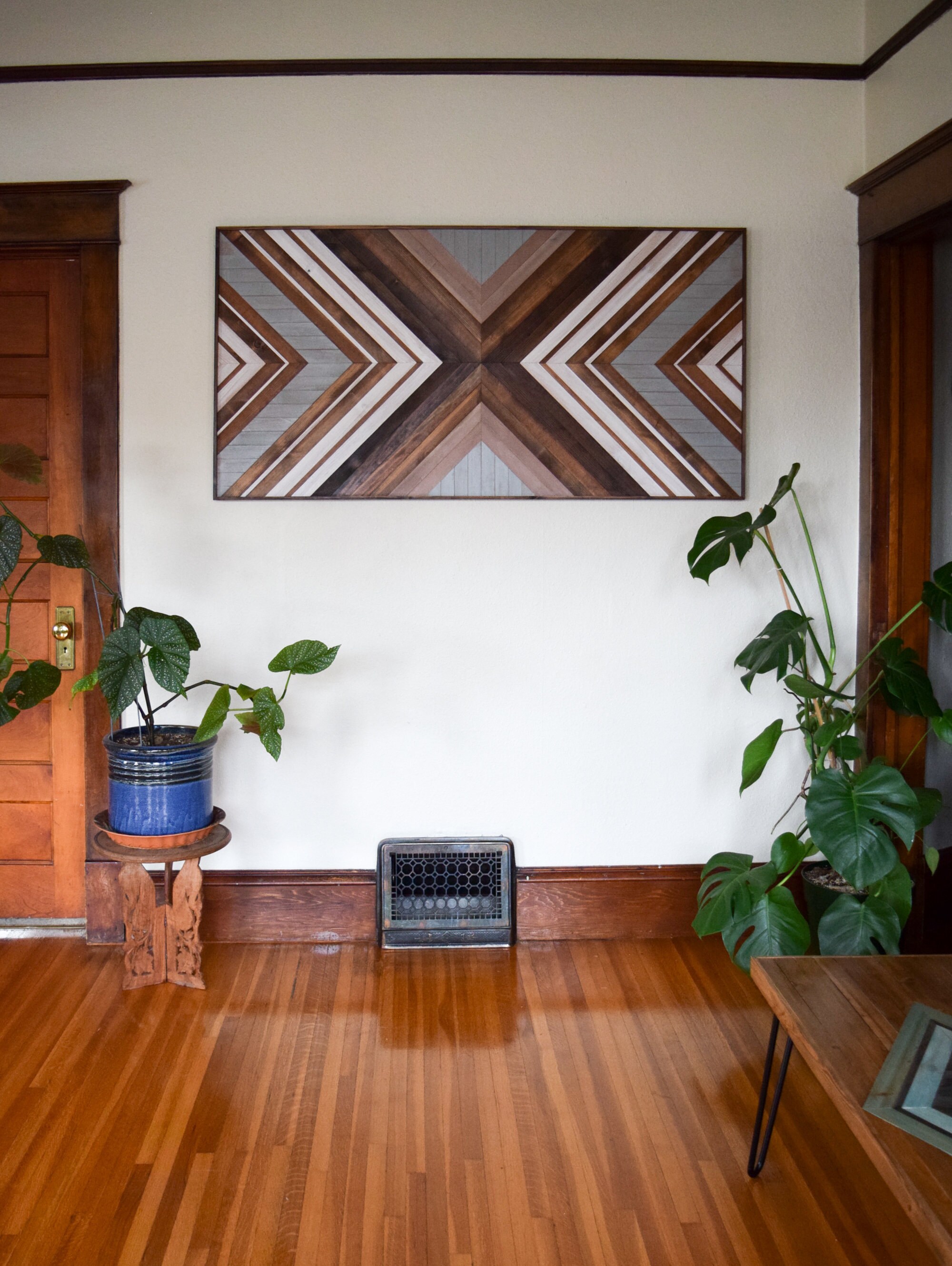 EXPANSION Wood Wall Art Wood Headboard Geometric Wooden - Etsy