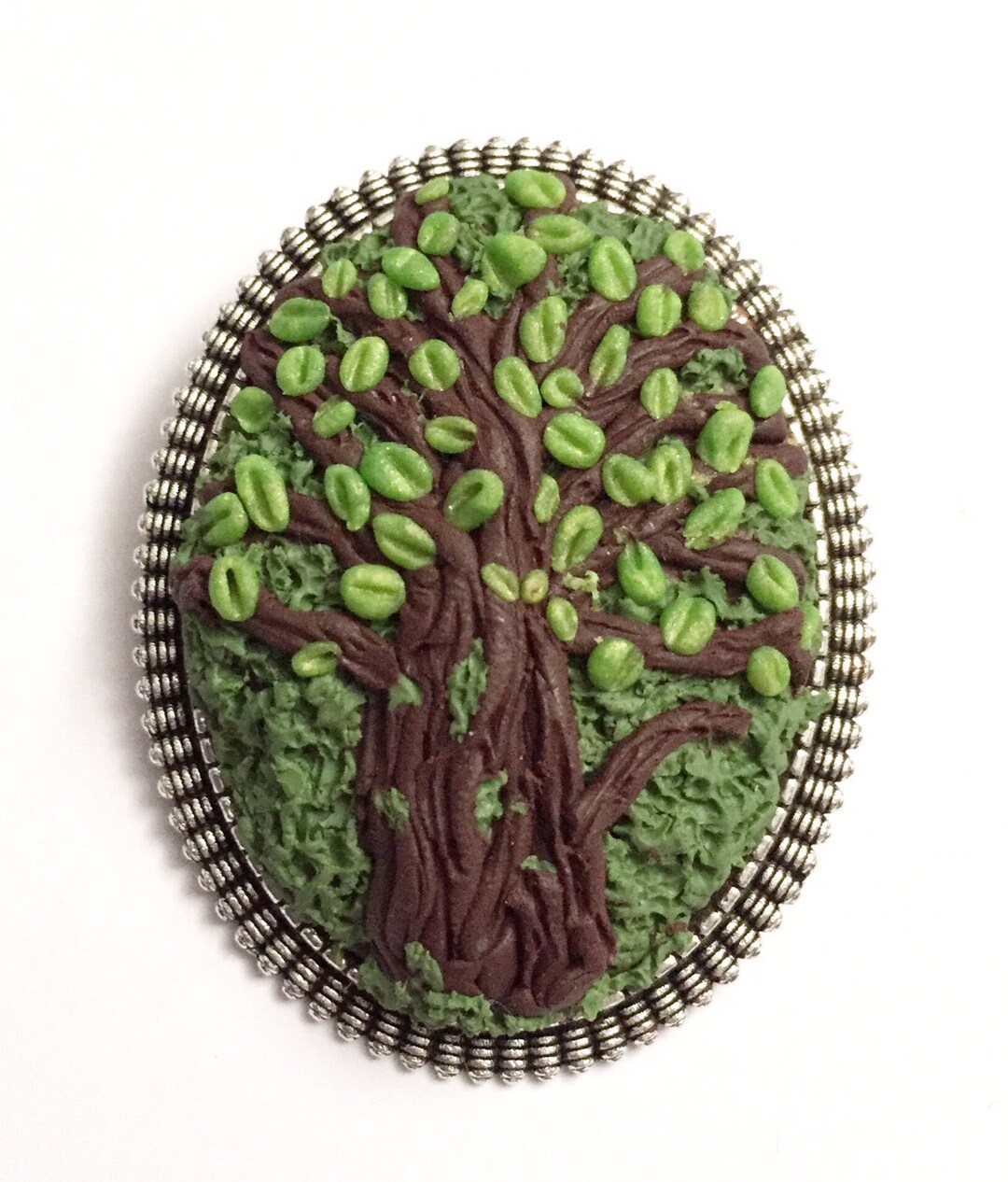 Brooch, Tree in the Forest, Christmas Gift, Gift for Her, Nature Brooch ...