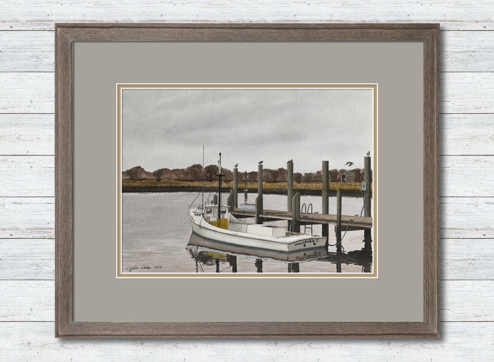 Unsinkable II - Archival Giclée Print of Original Painting, Deadrise ...