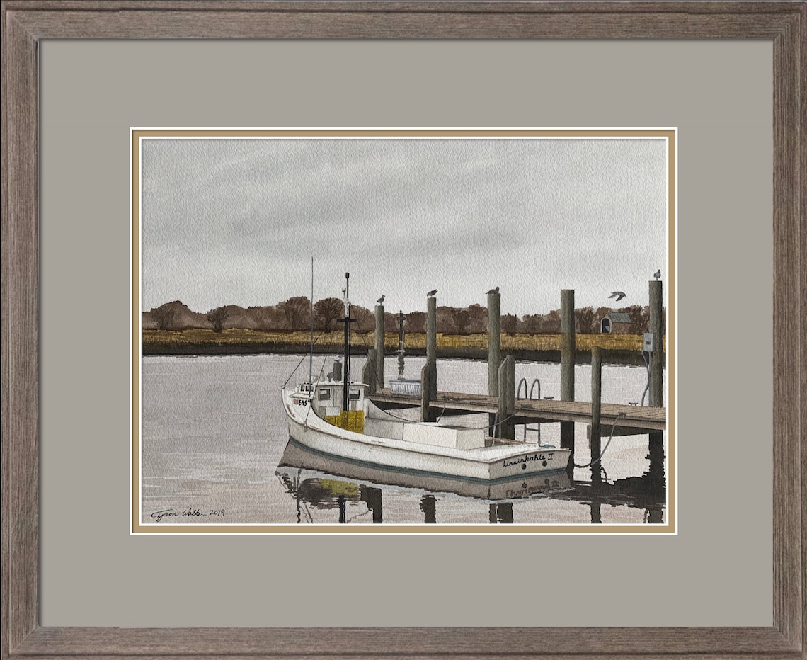 Unsinkable II - Archival Giclée Print of Original Painting, Deadrise ...