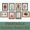 Coffee Shop Bulletin Board and Door Decor Kit, Industrial Farmhouse ...