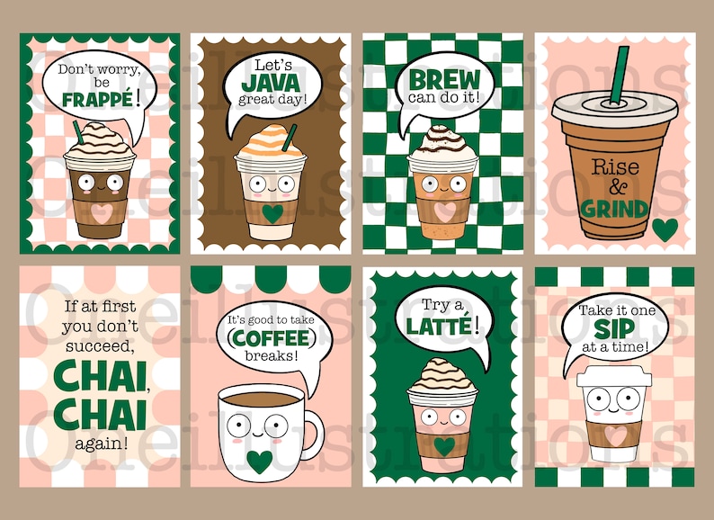 Coffee Shop Growth Mindset Classroom Poster Bulletin Board Kit, High ...
