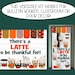 Theres a LATTE to Be Thankful for Bulletin Board/door Decor Kit for ...