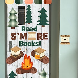 Read S’MORE Books Bulletin Board/door Decor Kit, Camping Themed ELA ...
