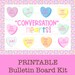 Speech Therapy Valentine’s Day “conversation” Hearts Bulletin Board and ...