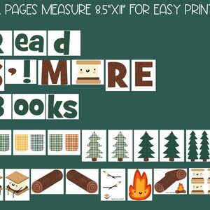 Read S’MORE Books Bulletin Board/door Decor Kit, Camping Themed ELA ...