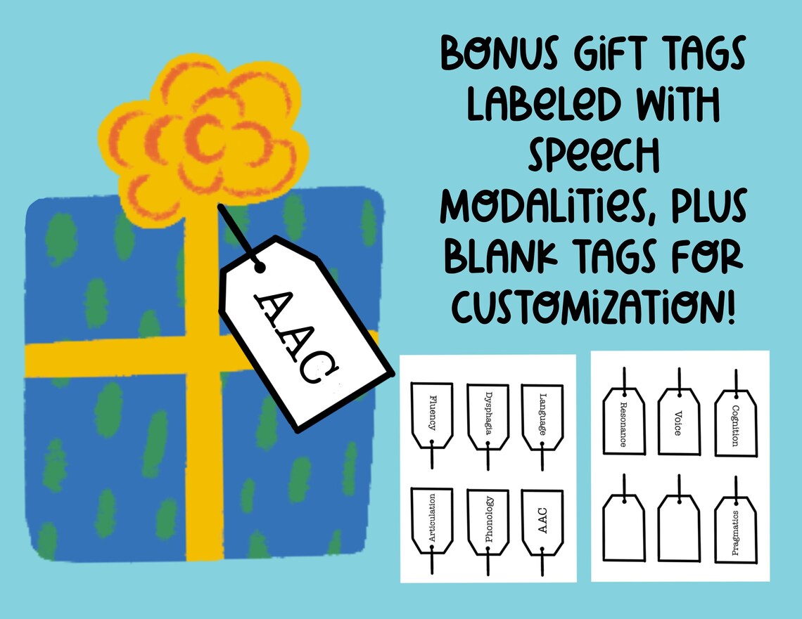 Communication is a Gift Christmas Holiday Speech Therapy - Etsy