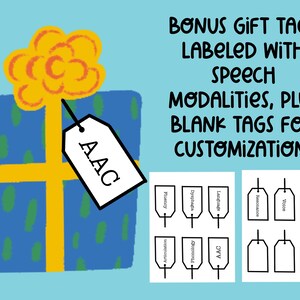 Communication is a Gift Christmas Holiday Speech Therapy Bulletin Board ...