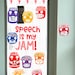 Speech is My JAM Speech Therapy Bulletin Board/door Decor Kit for ...