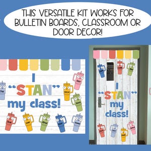 I “STAN” My Class Stanley Cup Themed Bulletin Board Kit for Middle/high ...
