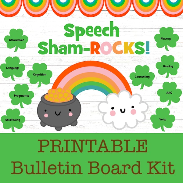 St Patricks Bulletin - Etsy