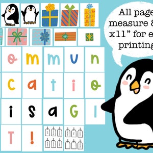 Communication is a Gift Christmas Holiday Speech Therapy Bulletin Board ...