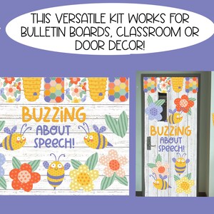 Buzzing About Speech Spring Bees and Flowers Speech Therapy Bulletin ...