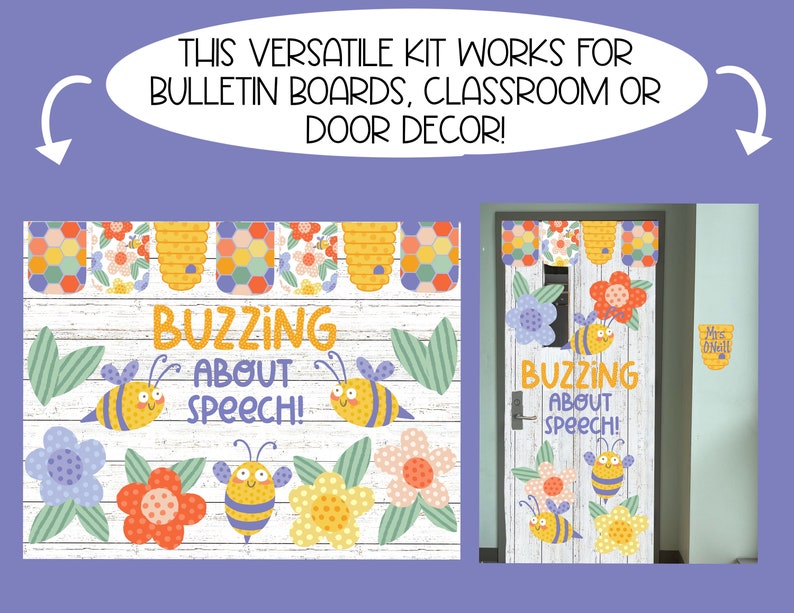 Buzzing About Speech Spring Bees and Flowers Speech Therapy Bulletin ...