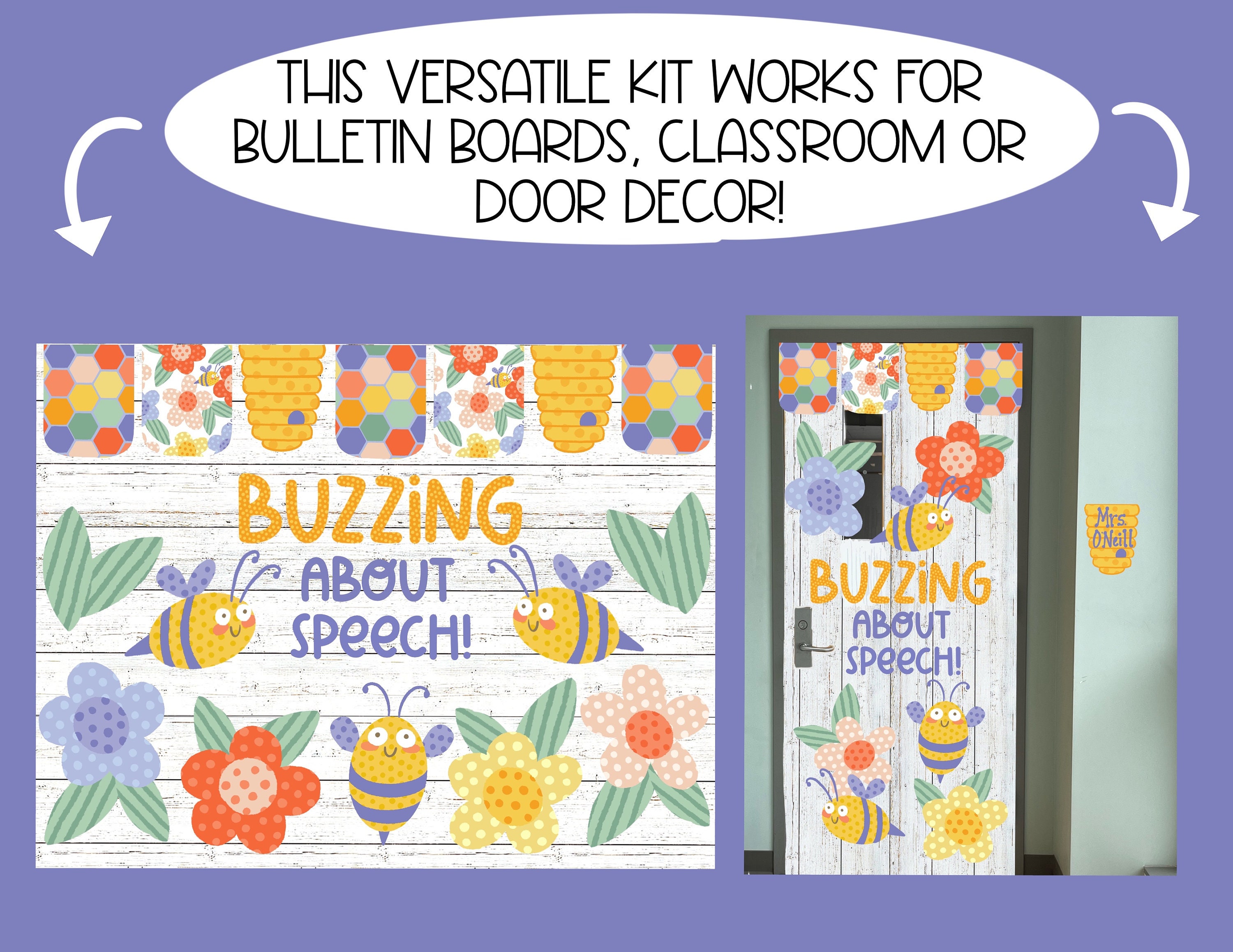 Buzzing About Speech Spring Bees and Flowers Speech Therapy Bulletin ...