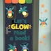 Lets GLOW Read a Book Bulletin Board/door Decor, Classroom Wall Art Kit ...