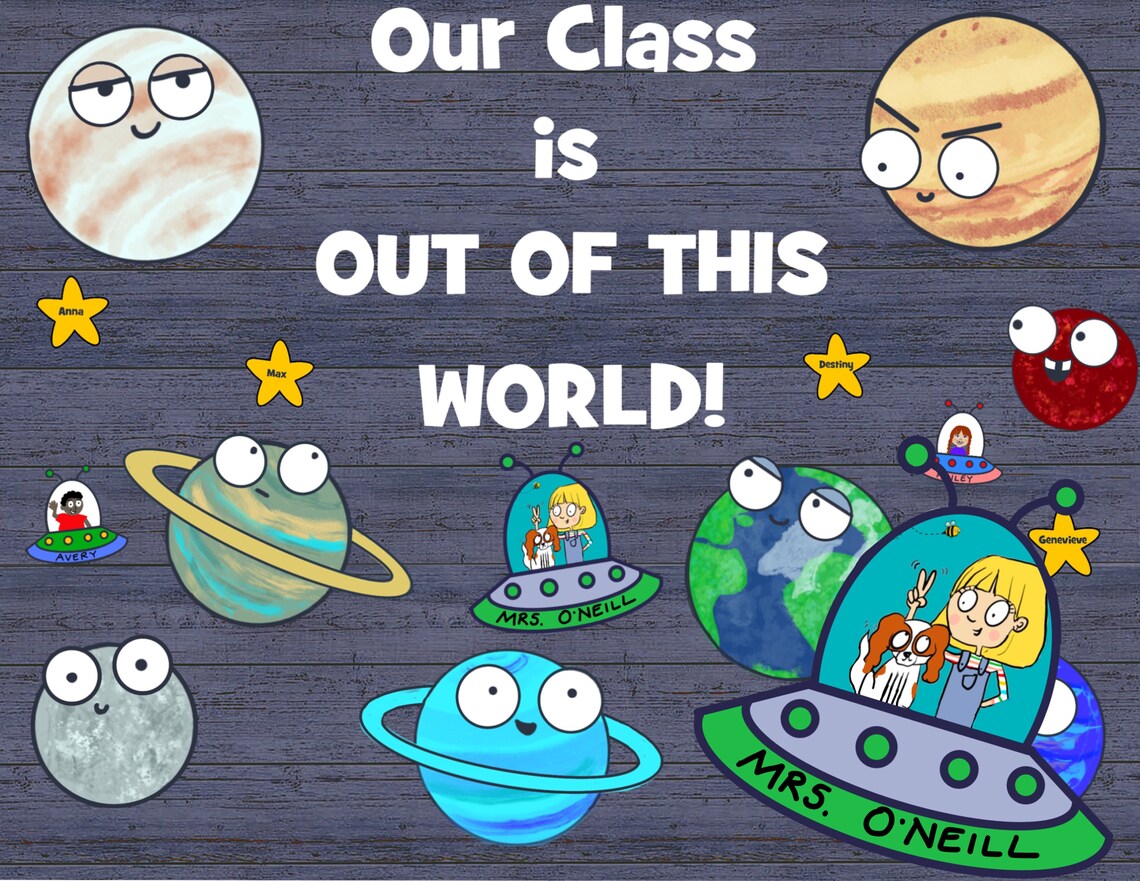 Our Class is Out of This World Bulletin Board Kit - Etsy
