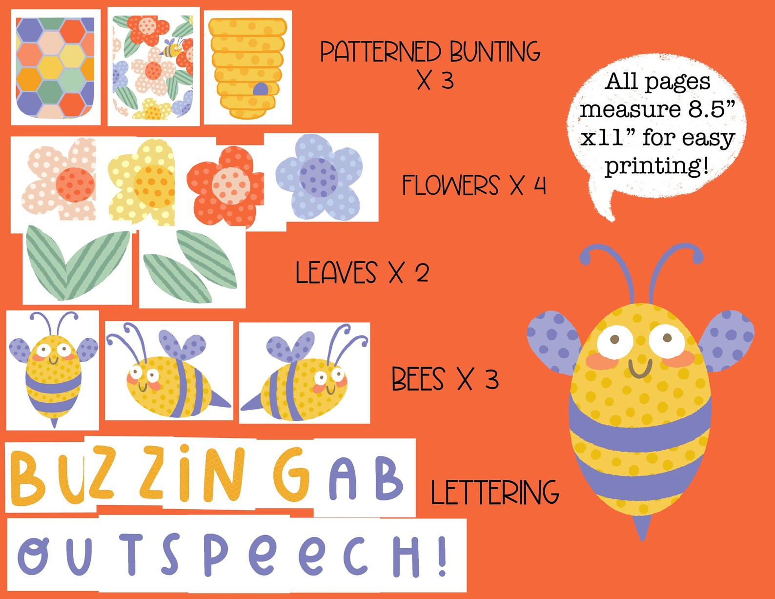 Buzzing About Speech Spring Bees and Flowers Speech Therapy Bulletin ...