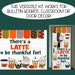 There’s a LATTE to Be Thankful for Bulletin Board/door Decor Kit for ...