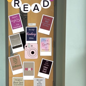 Taylor Swift Inspired Reading Bulletin Board and Door Decor Kit, in My ...