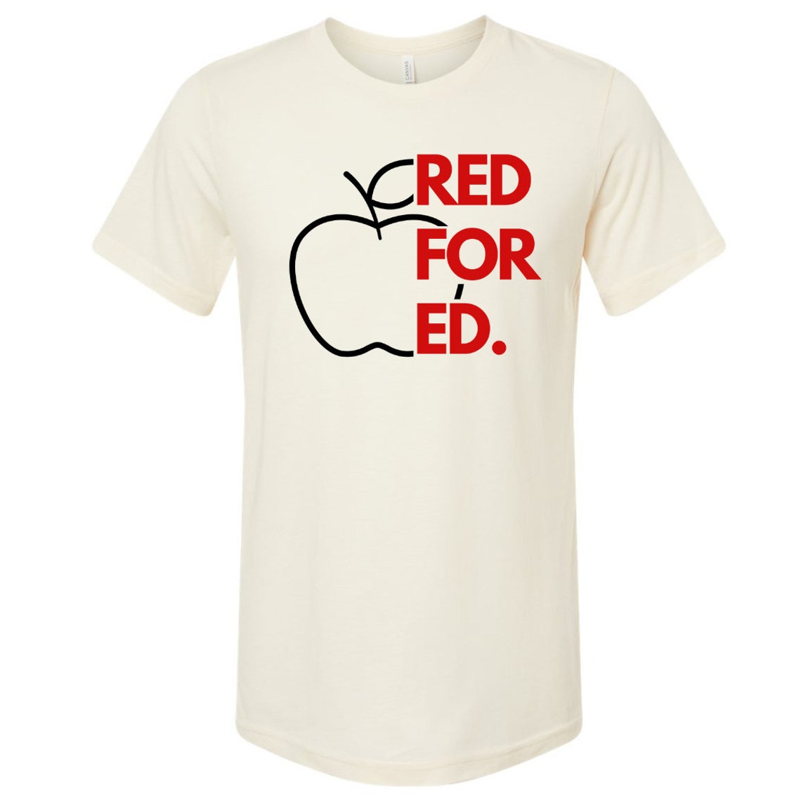 Red for Ed Shirt | Red for Ed Teacher Tee | Shirts for Teachers - Etsy