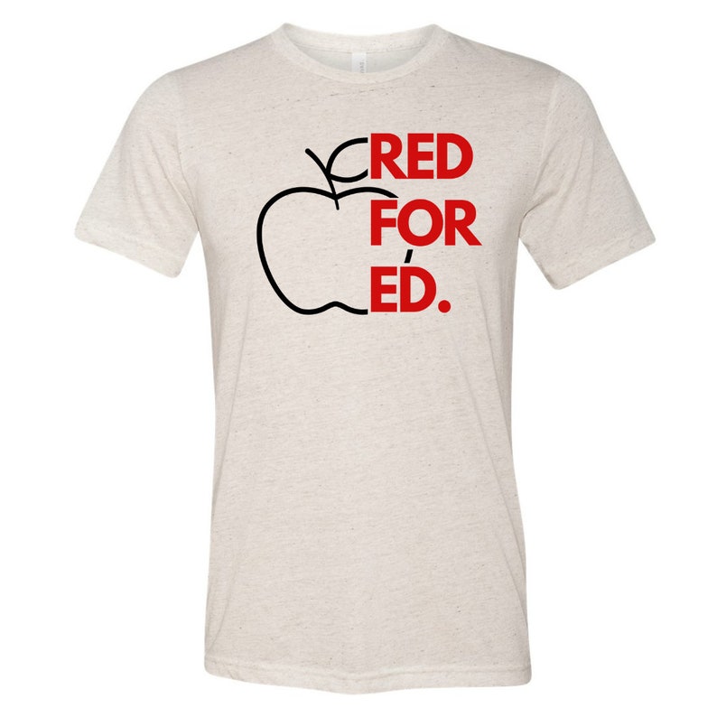 Red for Ed Shirt | Red for Ed Teacher Tee | Shirts for Teachers - Etsy