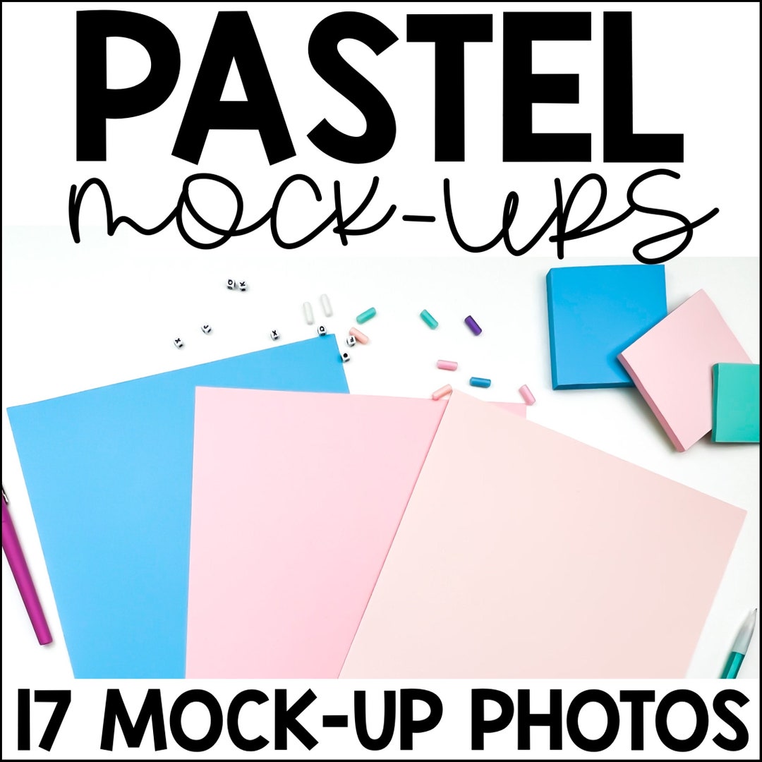 Pastel Mock-up Images | Mock-up Photos | Styled Photography | Stylized ...