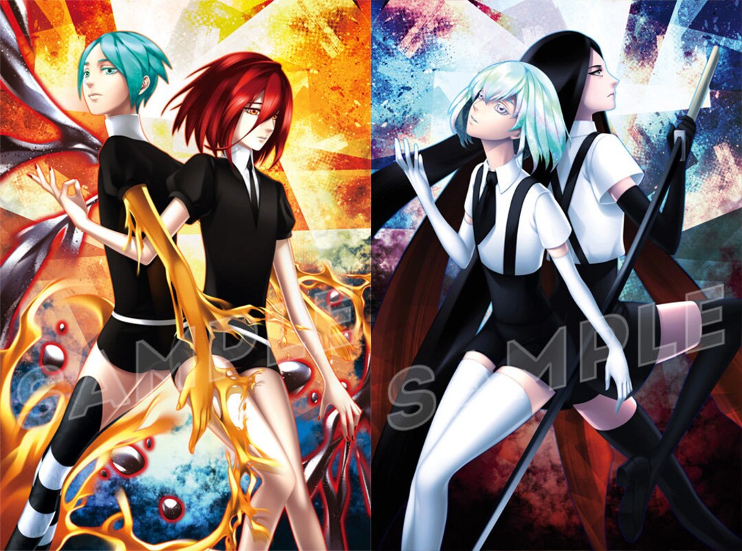 Houseki no Kuni Phos Cinnabar Diamonds Dia Bortz 12x18 Posters - Etsy ...