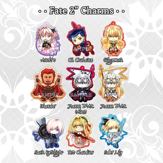 Fate Grand Order Keychains Astolfo Gilgamesh Jeanne | Etsy