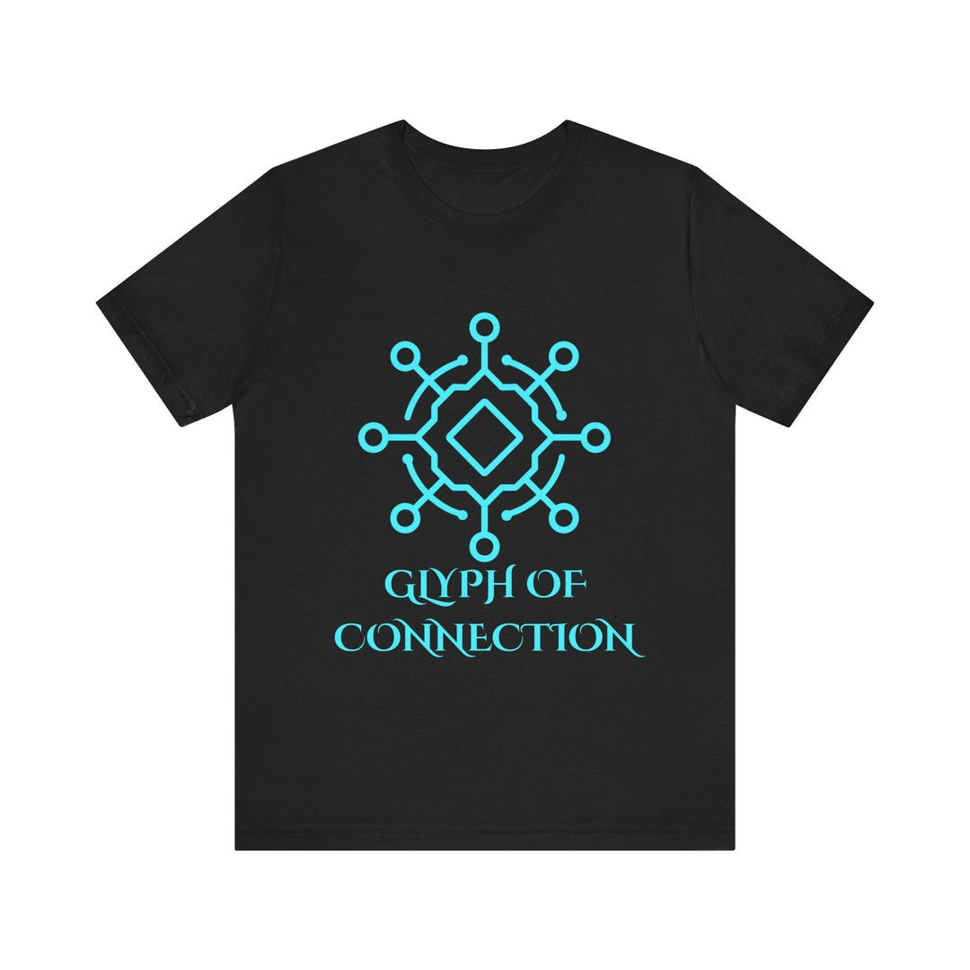 Glyph of Connection Sigil Shirt Geometric Occult Symbol Tech Mystic ...