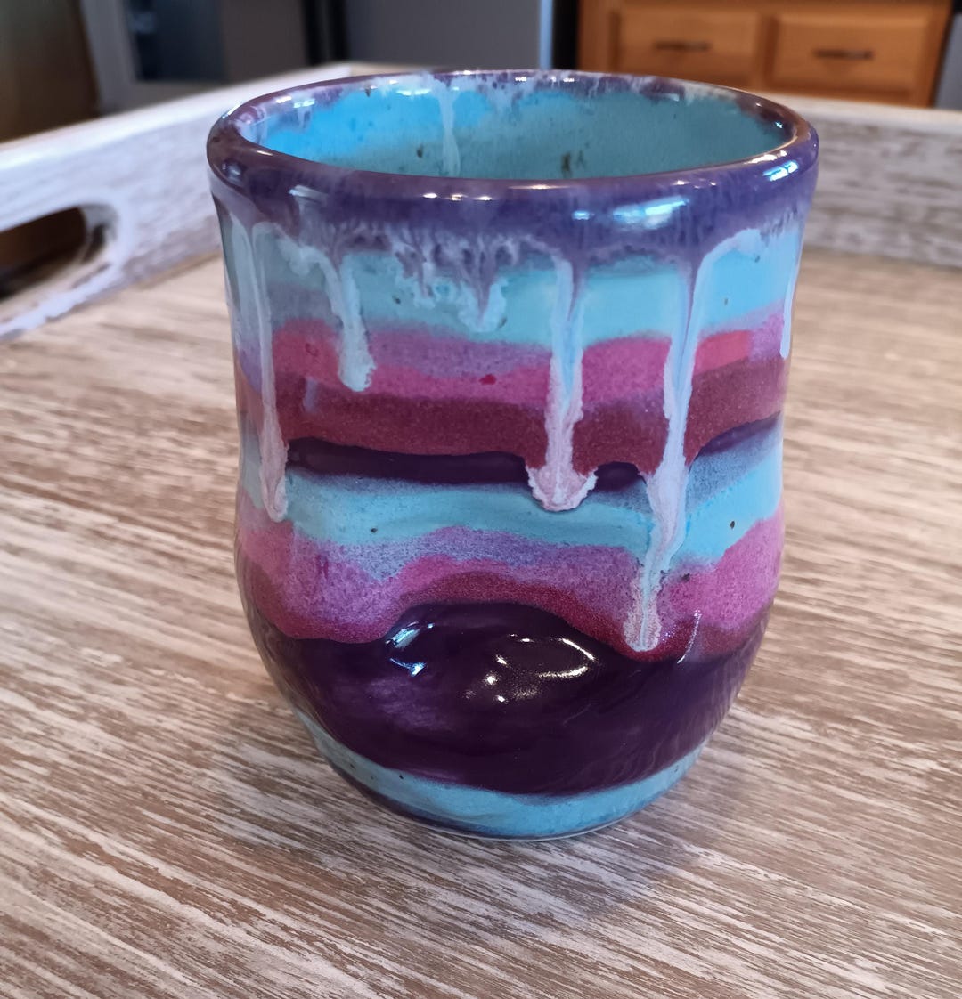 Rainbow Cup, Handless Mug, Coffee Cup, Teacup, Espresso Cup, Capuchino ...