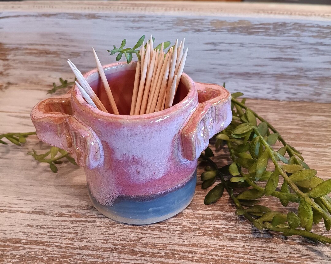 Match Holder, Toothpick Holder, Vase, Small Bottle, Small Vase, Ceramic ...
