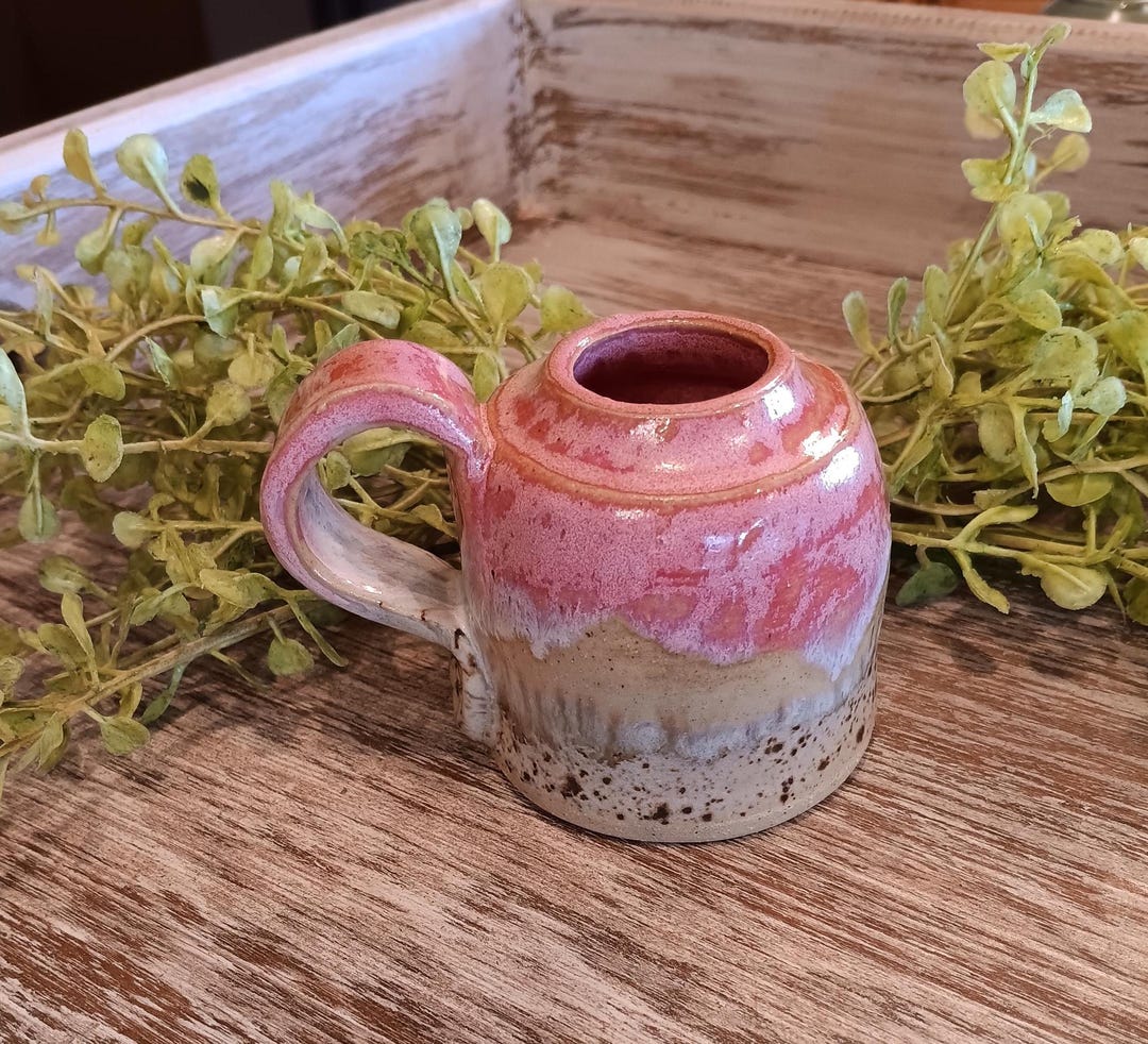 Small Ceramic Vase// Mini Decor // Small Pottery Bottle // Tiny ...