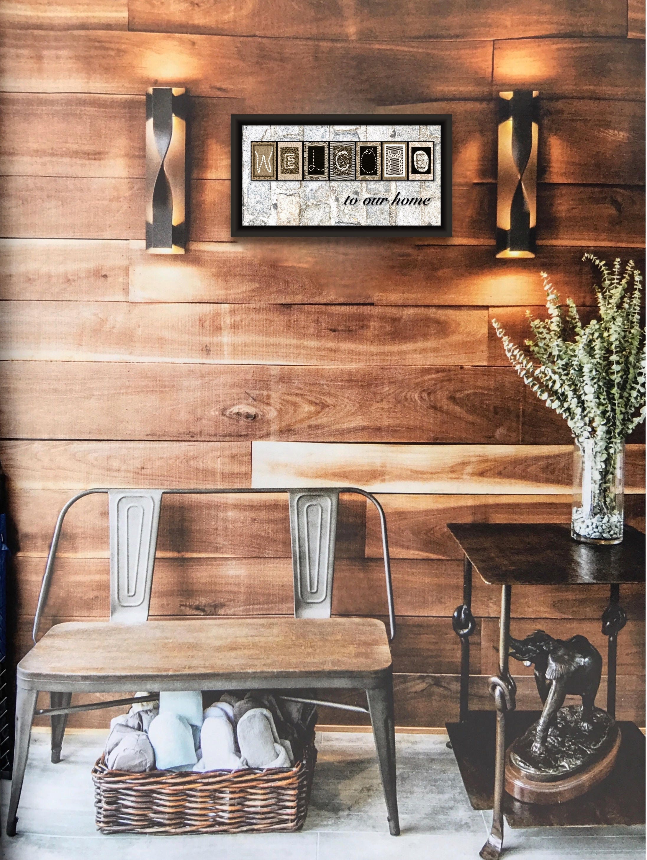 Welcome-letter Art-housewarming-beautifully Matted and Framed - Etsy