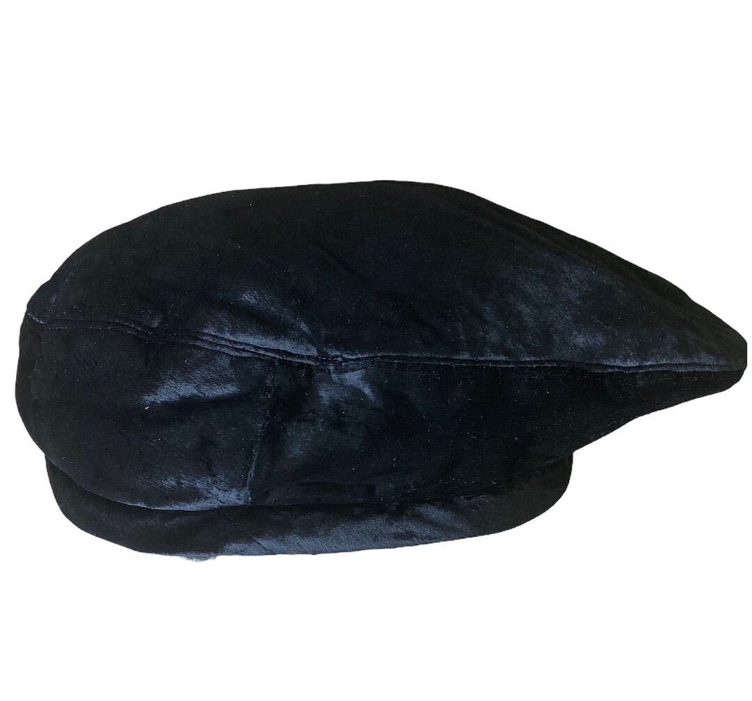 Vintage D Charles Velvet Beret With Side Bill - Etsy