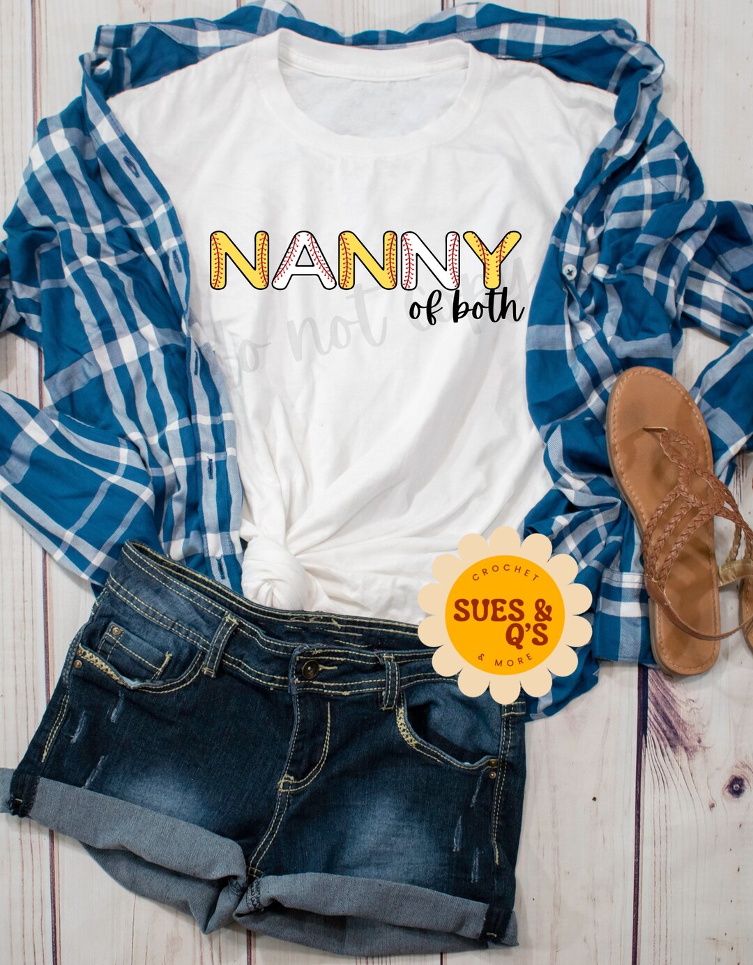 Baseball and Softball Nanny of Both PNG File / Grandma Shirt / Sports ...