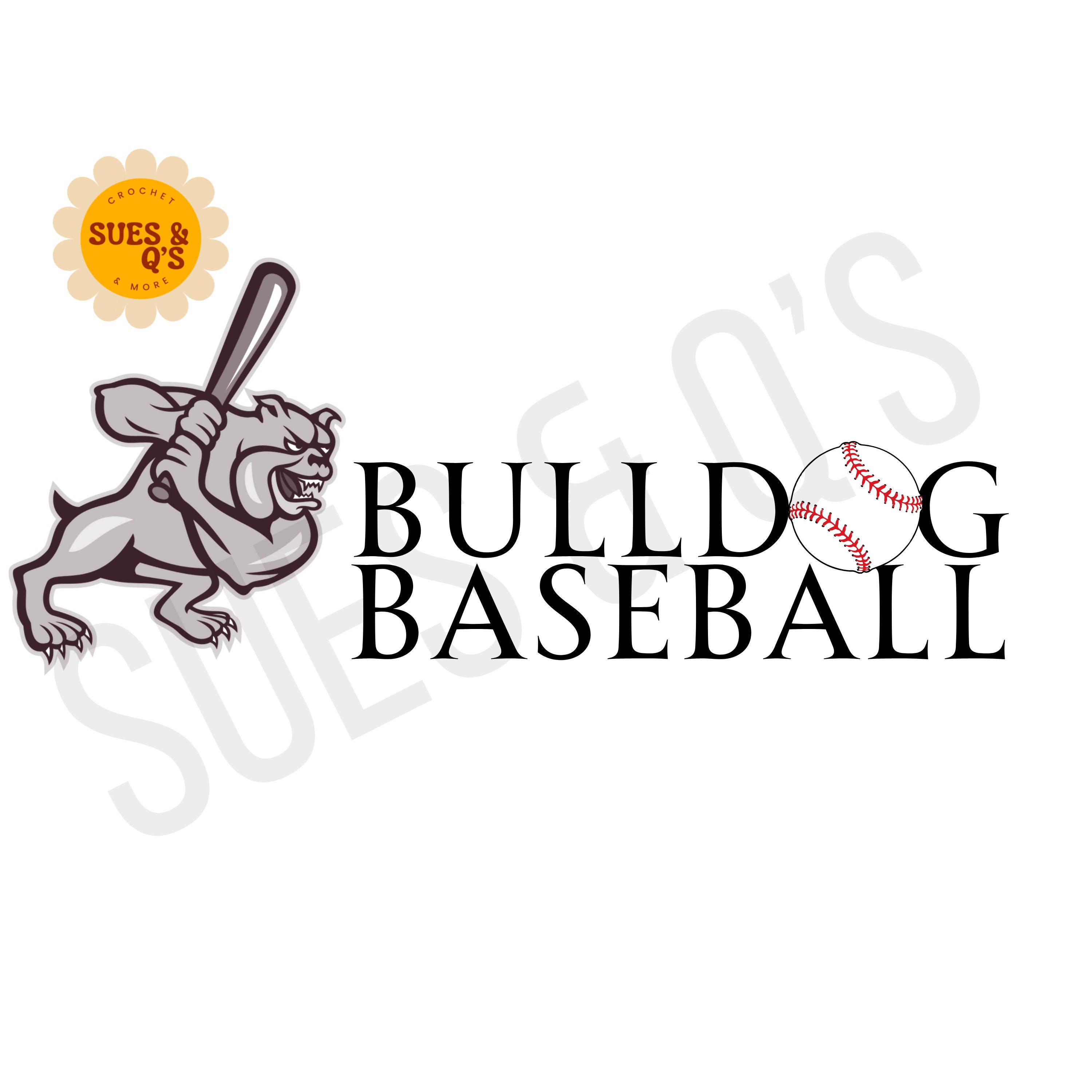 Bulldogs Baseball PNG File / Sports / Mascot / Play Ball / Dogs / Dawgs ...