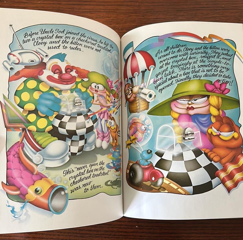 Garfield and His 9 Lives by Jim Davis Softcover 1984 - Etsy