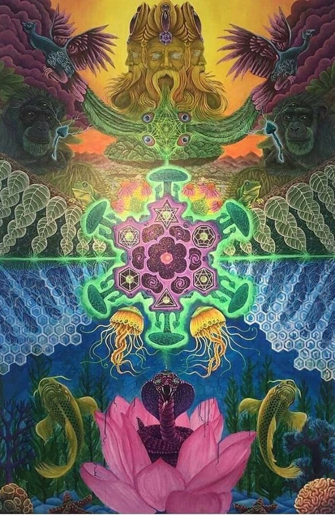 Divine Evolution - Paper Print - Etsy