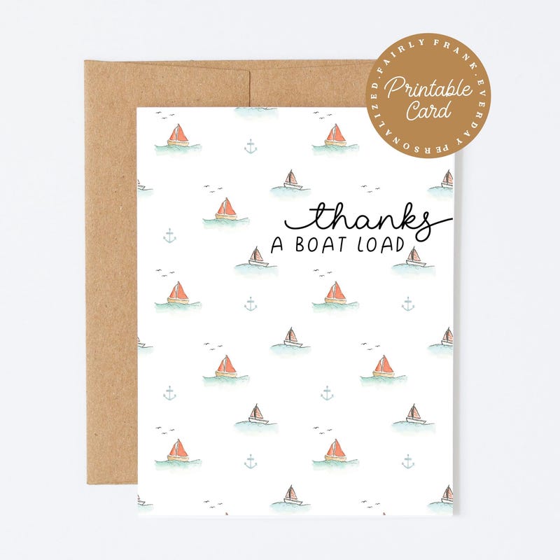 Nautical Thank You - Etsy