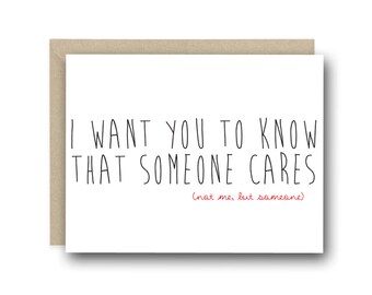 Funny sympathy card | Etsy