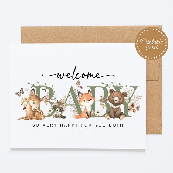 Congratulations Baby Animal