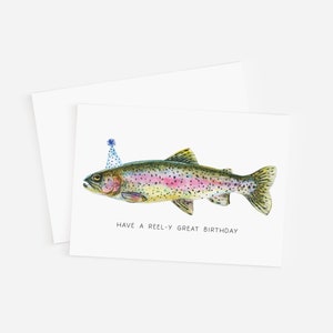 PRINTABLE Birthday Card - Have A Reel-y Great Birthday - Fishing ...