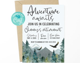 Cactus Retirement Party Invitation Custom Cactus Retirement - Etsy