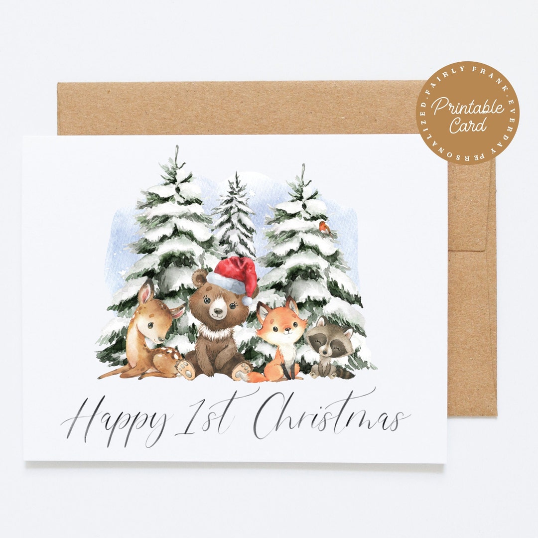 PRINTABLE Happy First Christmas Make Baby's First Christmas Extra ...